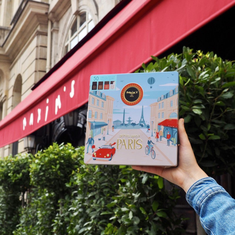 Box of 50 squares of designer chocolate Paris - Chocolates - Maxim's de ...